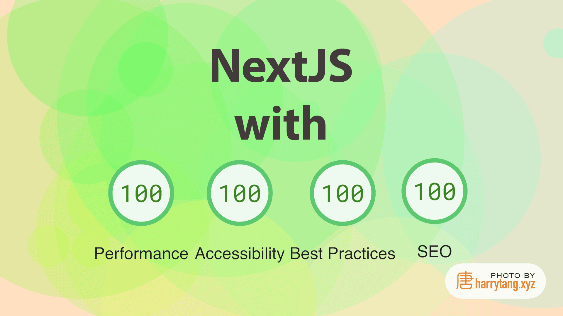 How I improved PageSpeed score with NextJS - Harry Tang