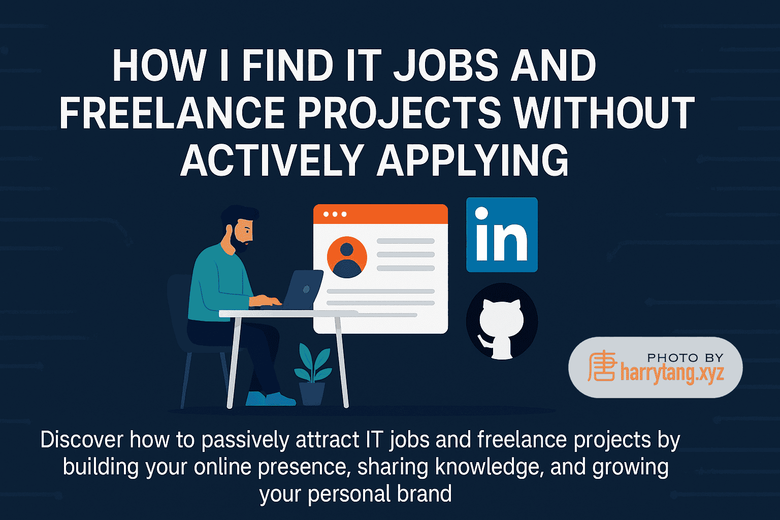 How I find IT jobs and projects without a CV - Harry Tang